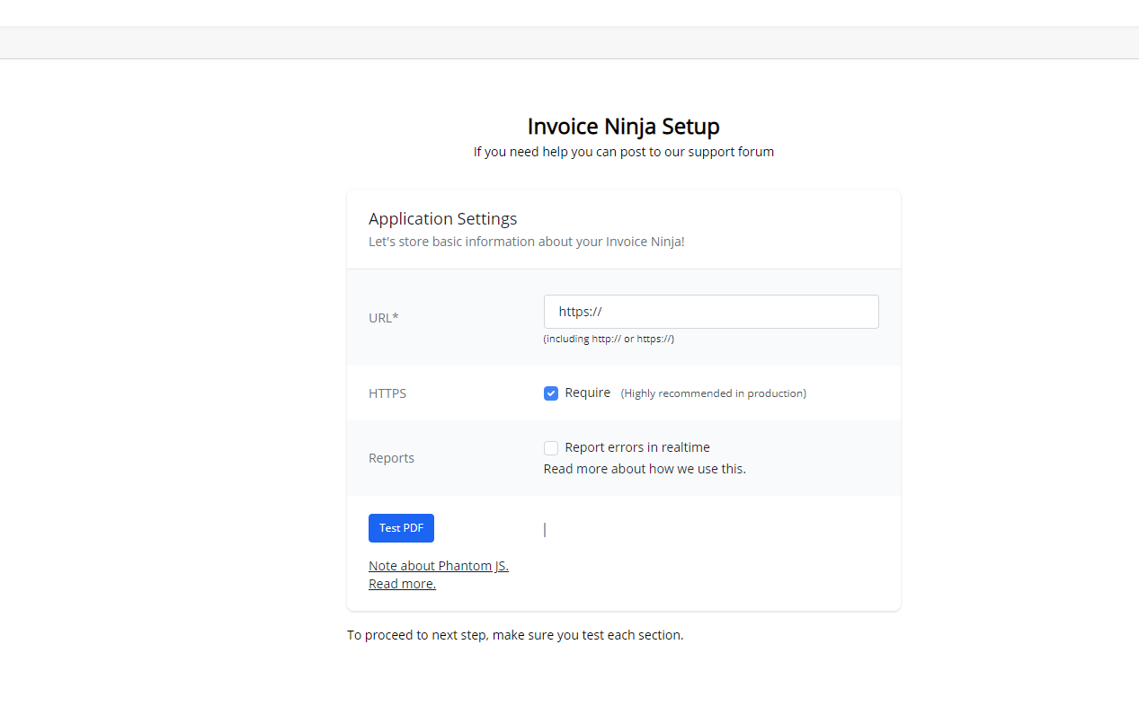 Invoice Ninja keeps reloading Setup Screen · Issue #6301 · invoiceninja ...
