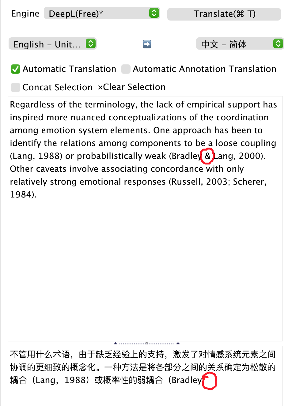 DeepL(Free*) 遇到字符 ‘&’ 提前结束翻译，无法得到完整的翻译结果 · Issue #320 · windingwind/zotero-pdf-translate · GitHub