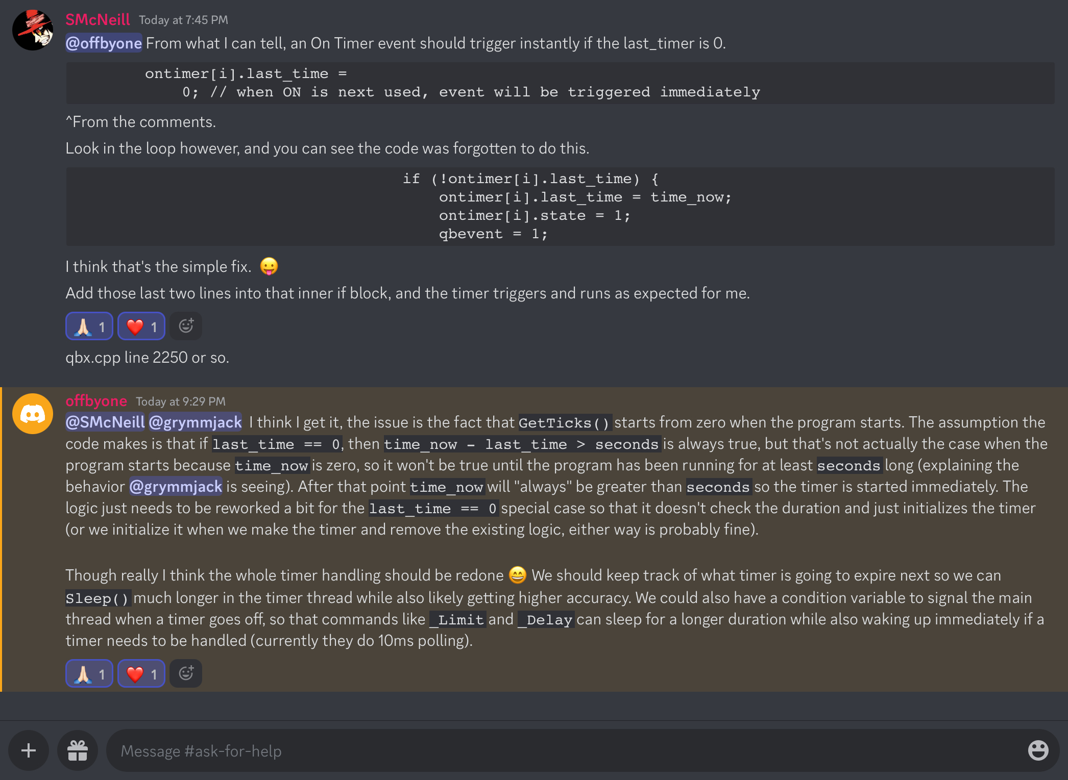 ON TIMER() not firing on 1st interval · Issue #273 · QB64-Phoenix-Edition/QB64pe · GitHub