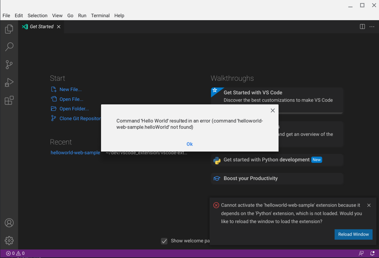 Cannot debug a webextension that depends on another extension · Issue ...
