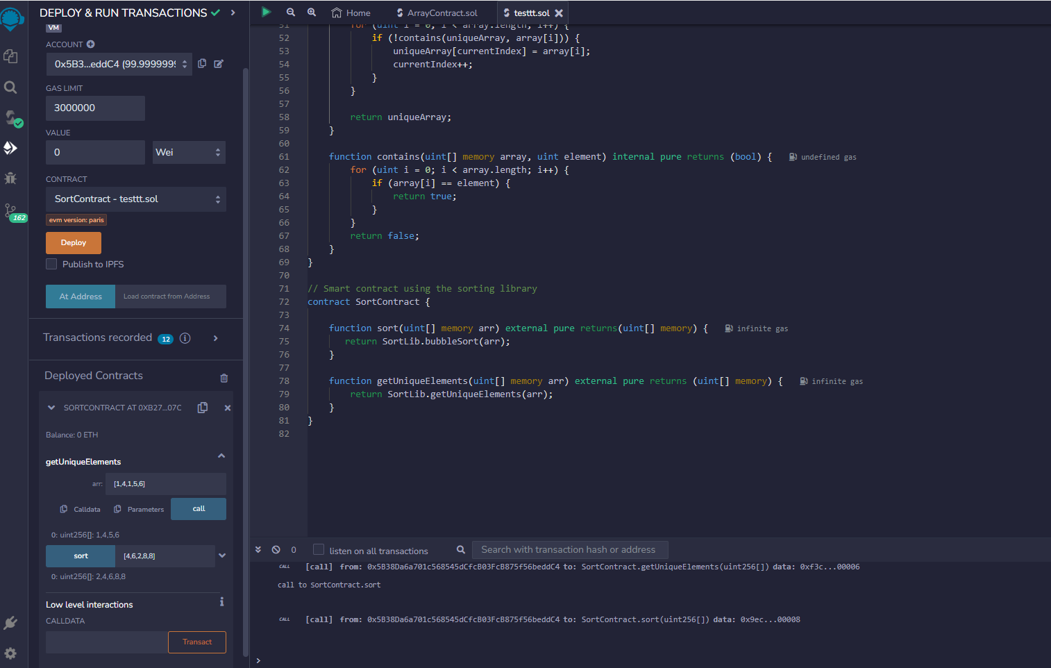 GitHub - jonasgodfrey/SmartContractArrayUtil: BCDV 4028 Advance Smart Contract