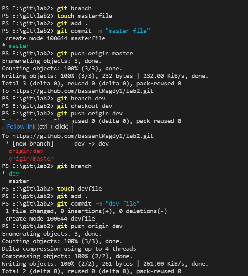 GitHub - bassantMagdy1/lab2