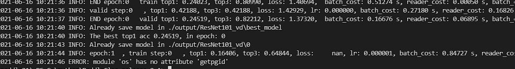 自定义数据集进行训练报错：Error top4 · Issue #846 · PaddlePaddle/PaddleClas · GitHub