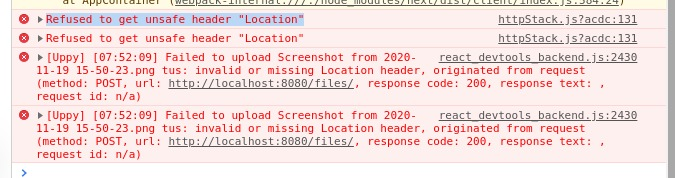 Error: refused to get unsafe header "location" · Issue #2569 · gin-gonic/gin · GitHub