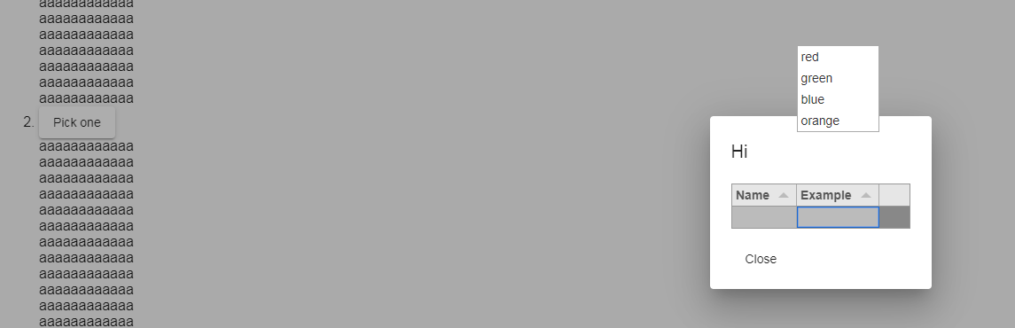 Select options rendered outside table when used inside Angular Material Dialog · Issue #2596 ...