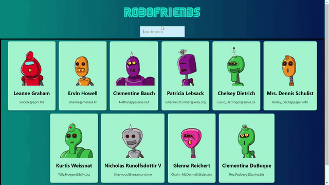 GitHub - PnCodeBreaker/Robo_Friends: A Simple React App to display data and image in a Card ...