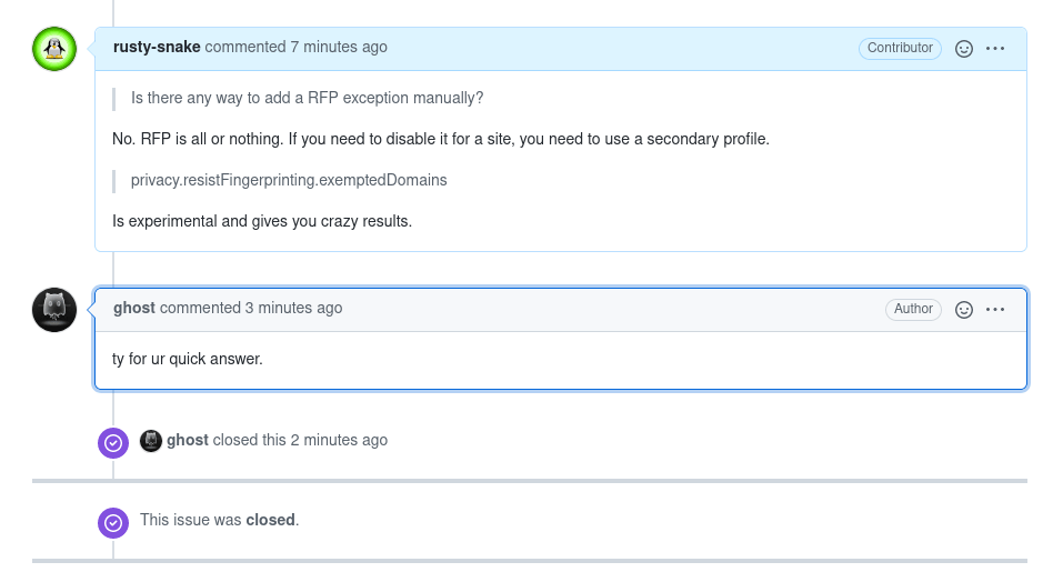 [RFP] How to add an site exception manually? [solved: you can't, yet] · Issue #1279 · arkenfox ...