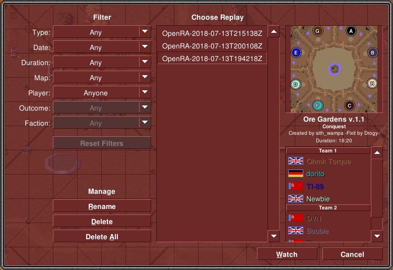 Add shortcuts (hotkeys) in the menus · Issue #15347 · OpenRA/OpenRA · GitHub