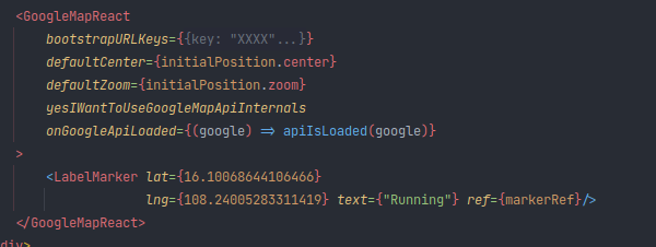 Cannot set ref for marker · Issue #1137 · google-map-react/google-map-react · GitHub