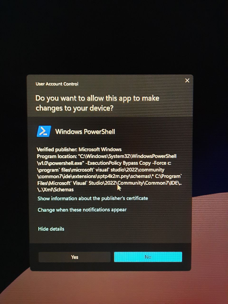 Tizen Extension for Visual Studio. When the IDE starts, scripts are run ...
