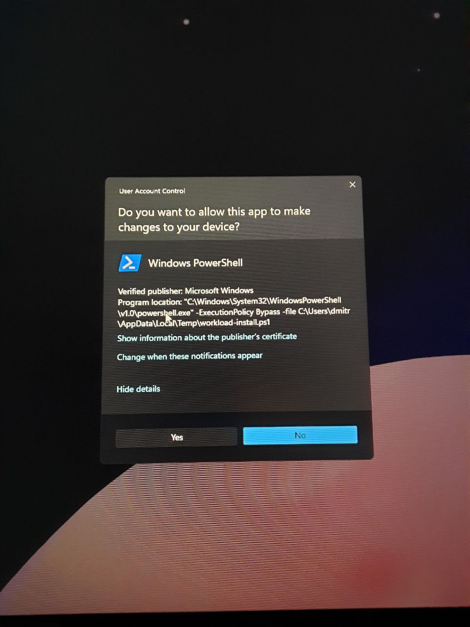Tizen Extension for Visual Studio. When the IDE starts, scripts are run ...