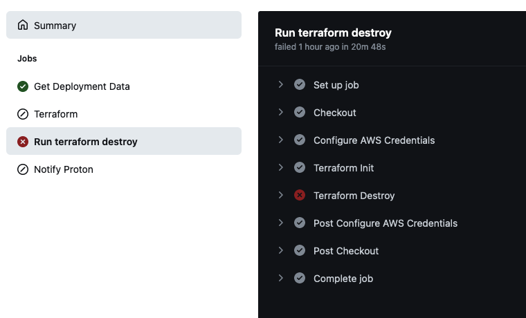 GH Actions script does not Notify Proton of a terraform apply failure · Issue #18 · aws-samples ...