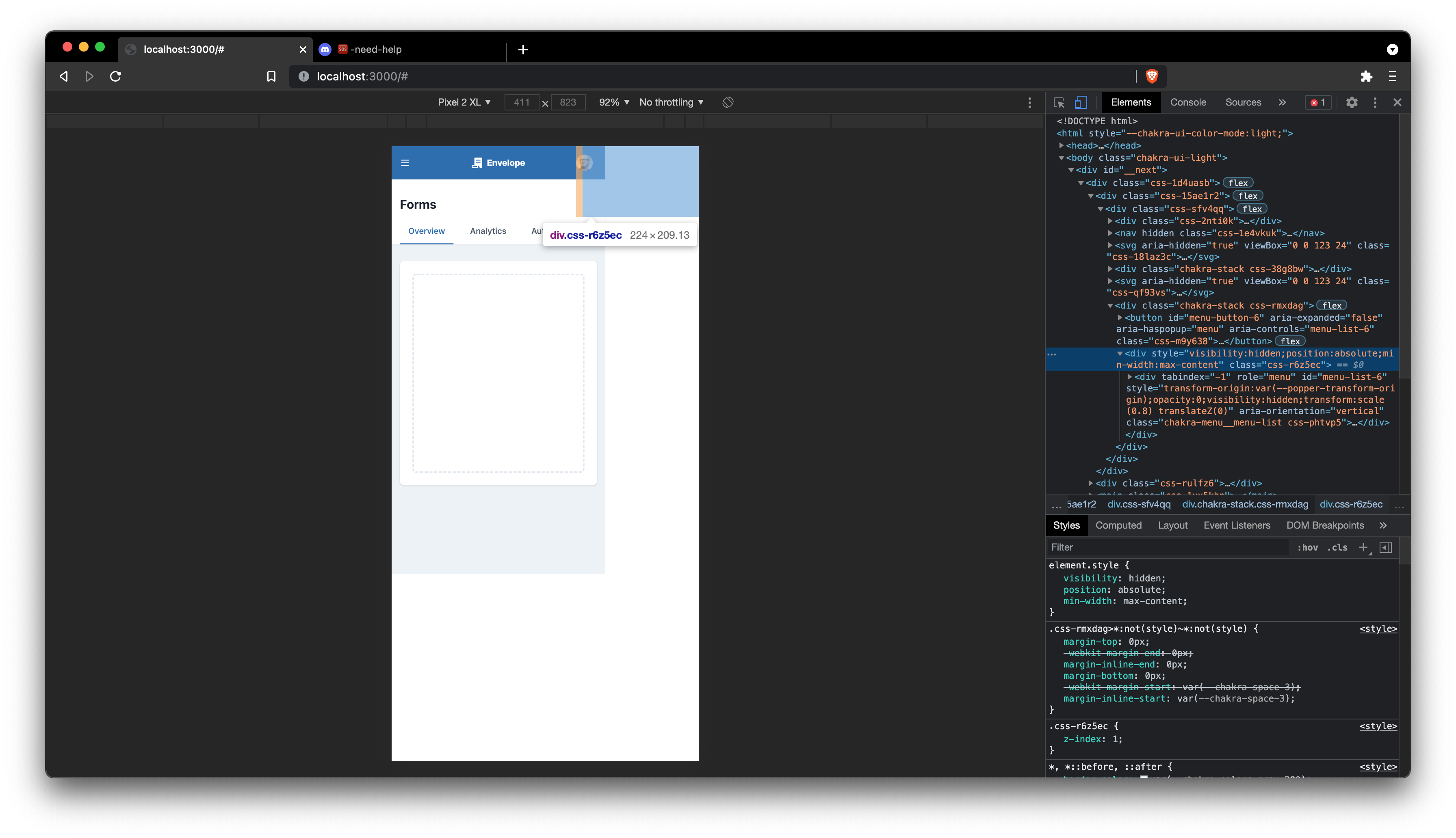 Dropdonw menu ssr render display width bug?.. help! · chakra-ui chakra-ui · Discussion #4233 ...