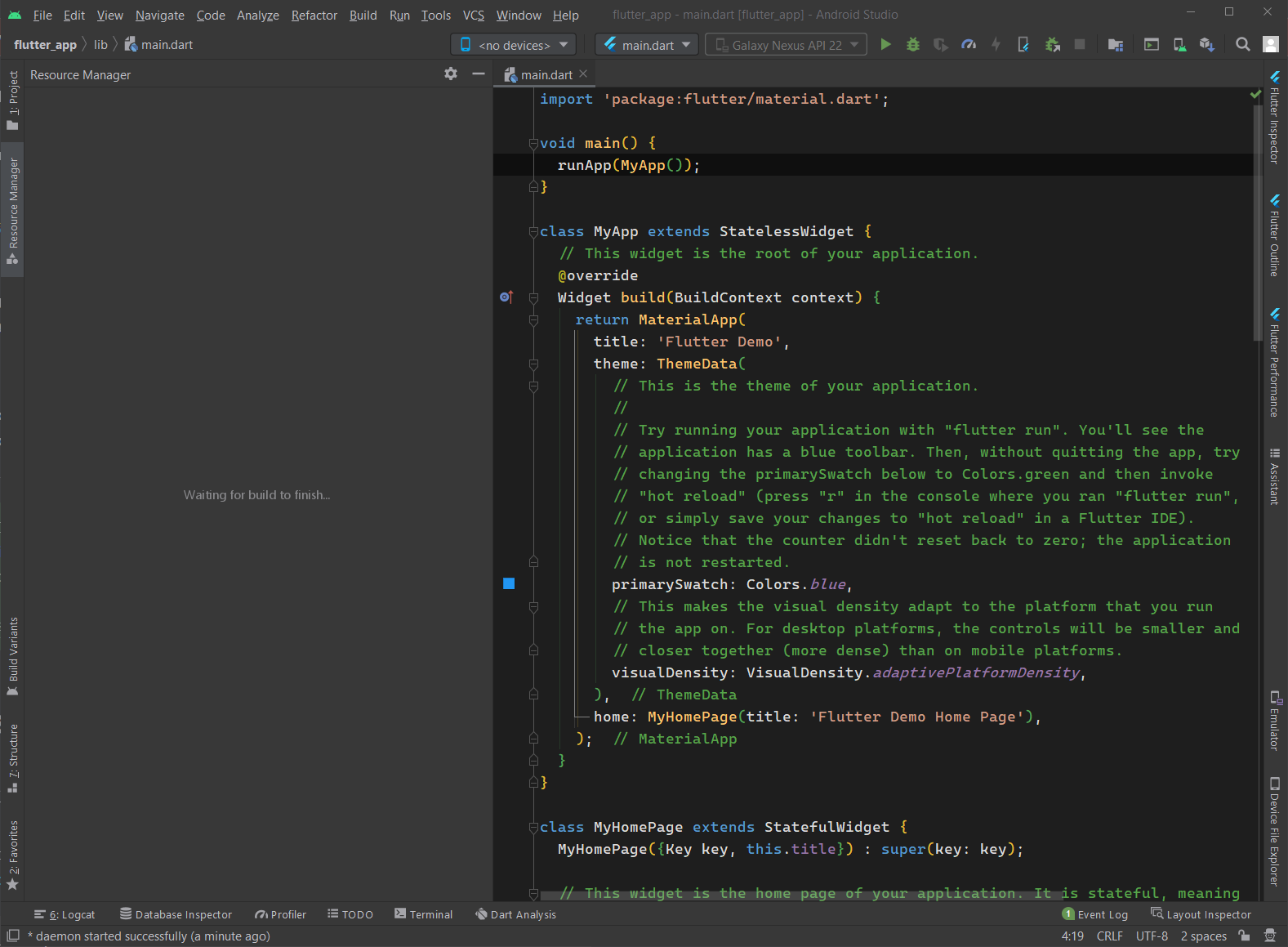 Resource Manager - Waiting for Build to Finish... · Issue #5027 ...