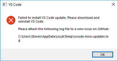 Updates not working on user based installation · Issue #56663 ...