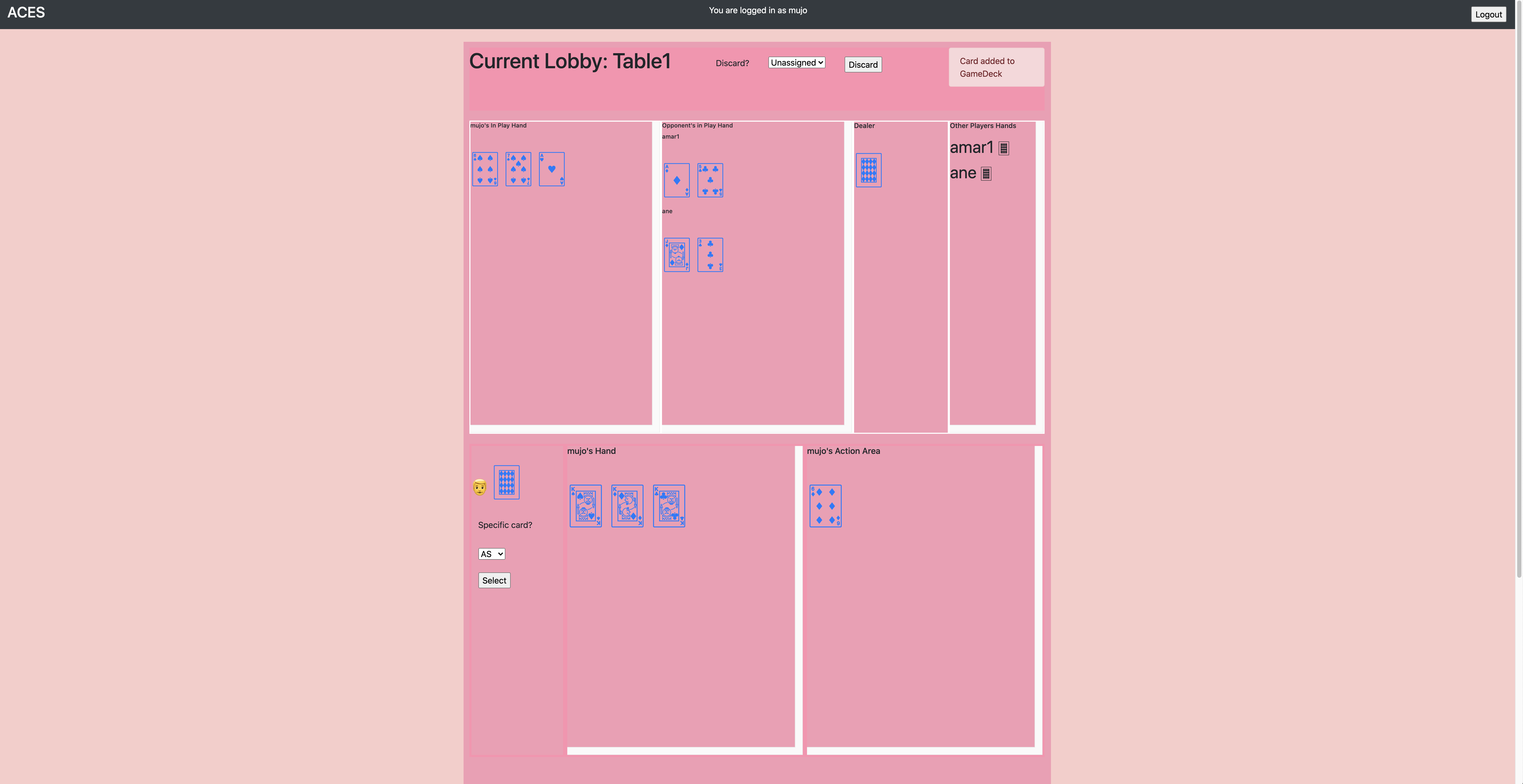 GitHub - Evan-Price-projects/CardGame: This was completed for the class ...
