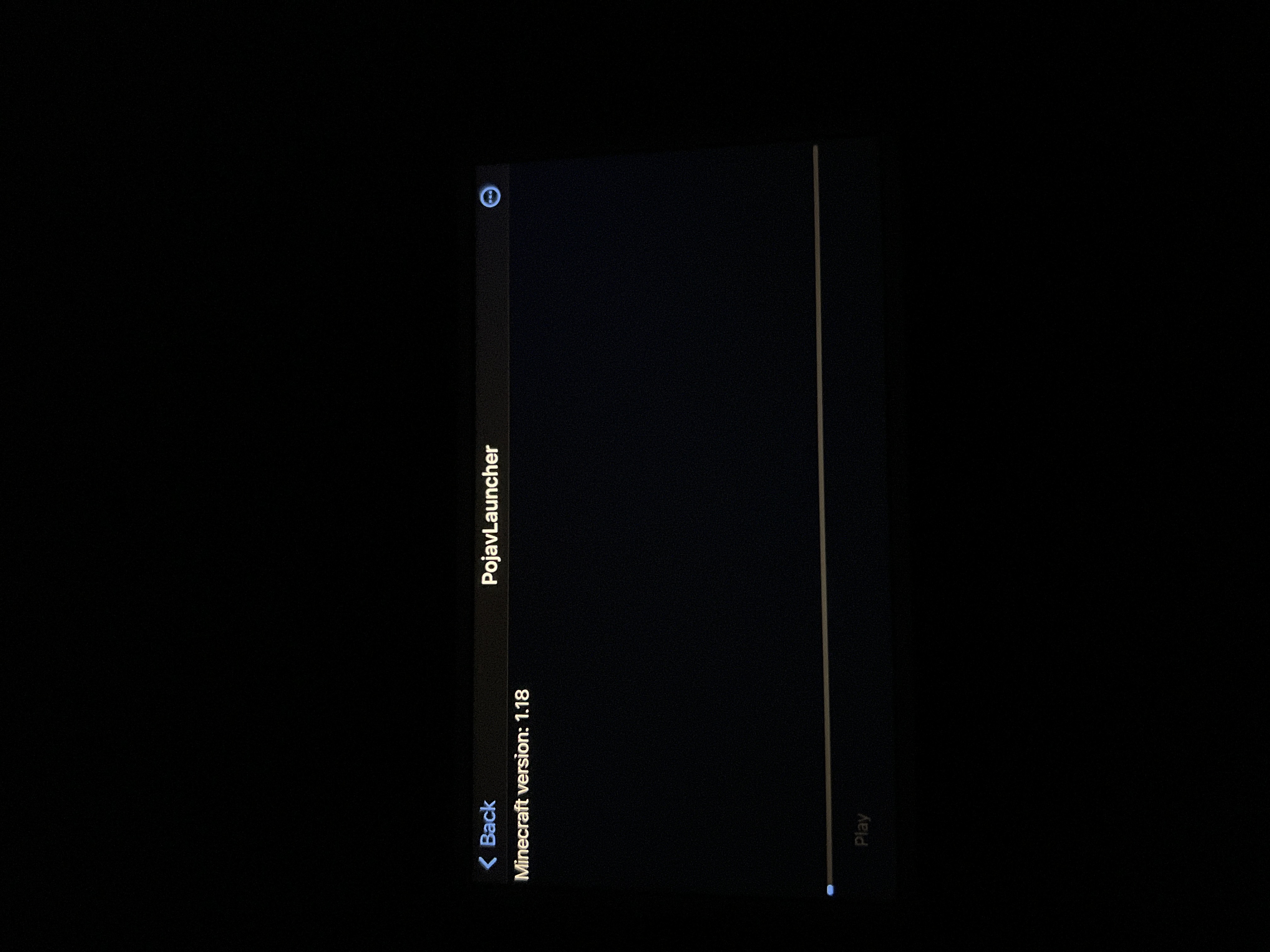 [Bug] Blue bar stuck at the beginning · Issue #294 · PojavLauncherTeam/PojavLauncher_iOS · GitHub