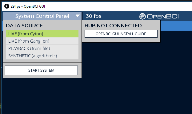 FTR: Explicitly warn users when there's no HUB by daniellasry · Pull Request #467 · OpenBCI ...