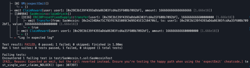 expectEmit fails · Issue #5506 · foundry-rs/foundry · GitHub