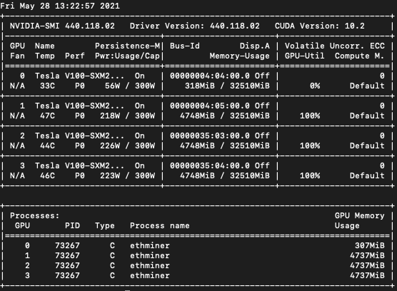 Not all Nvidia GPUs devices detected by Ethminer but successfully listed on nvidia-smi · Issue ...