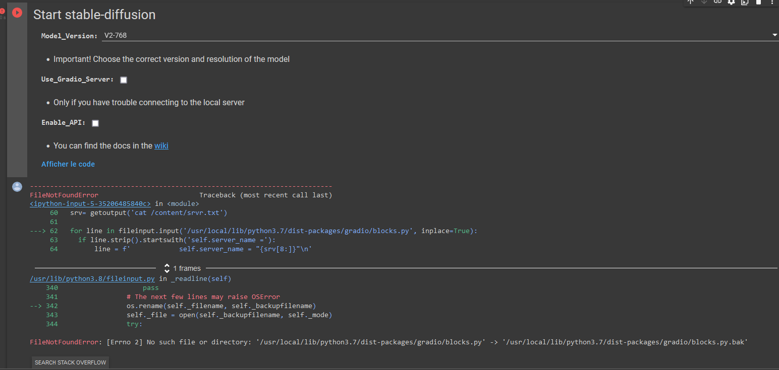 v2 don't start · Issue #761 · TheLastBen/fast-stable-diffusion · GitHub