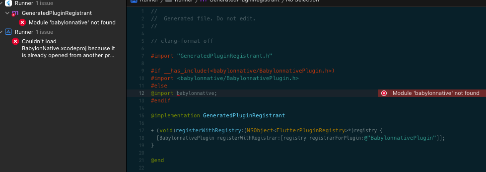 iOS build process? · Issue #4 · CedricGuillemet/babylonnative_flutter · GitHub