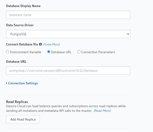 console: add read-replicas on edit source · Issue #7307 · hasura/graphql-engine · GitHub