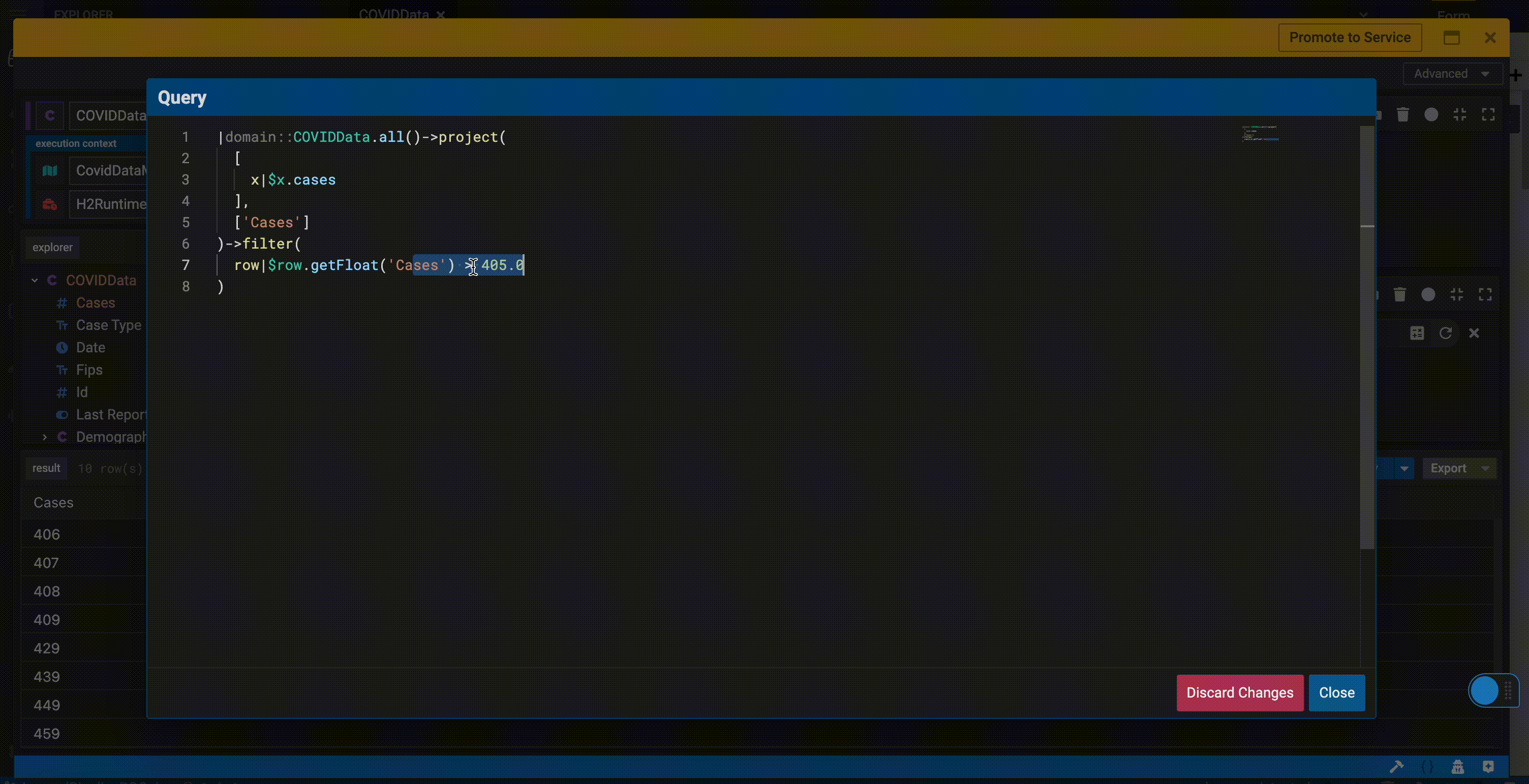 Bug: Post-filter operator '>=' does not work in query · Issue #2082 · finos/legend-studio · GitHub