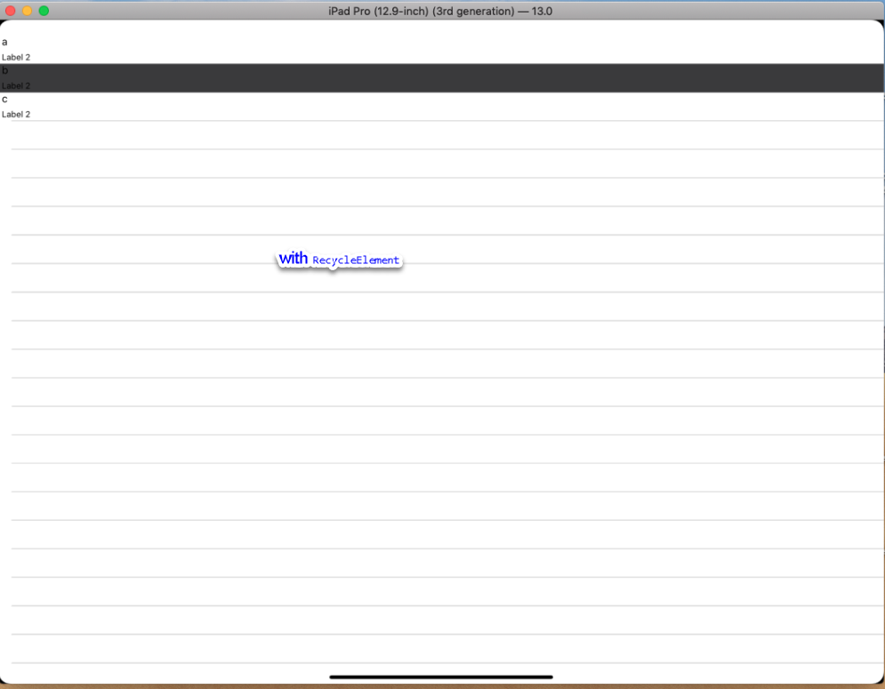 [Bug] selection view for CellView Not working On iOS when using CachingStrategy="RecycleElement ...