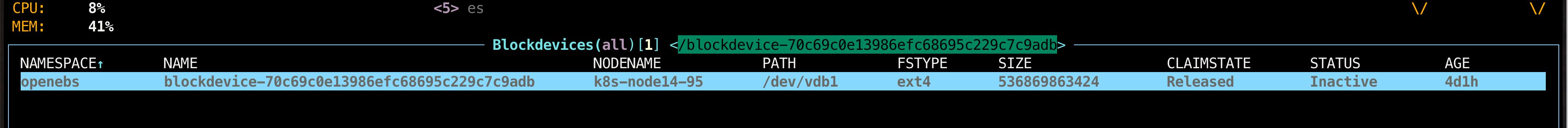 About the blockdevice it cannot be deleted · Issue #3584 · openebs/openebs · GitHub
