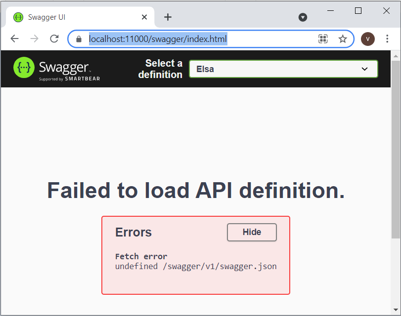 Swagger UI for Elsa Server Sample not working · Issue #1178 · elsa-workflows/elsa-core · GitHub