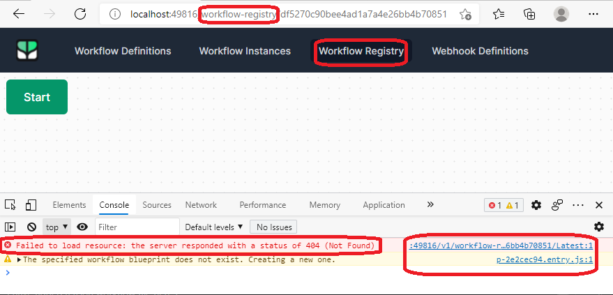Getting 404 Notfound when trying to access workflow through workflow registry with Multi Tenancy ...