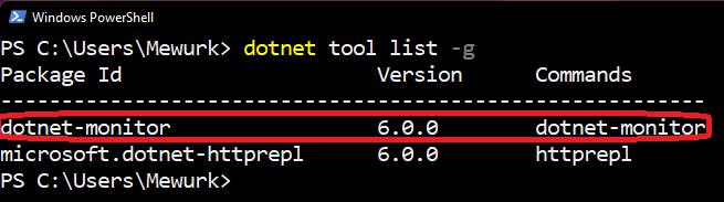 How To Run Dotnet Monitor As A Local Development Tool On Windows · Issue 1551 · Dotnetdotnet