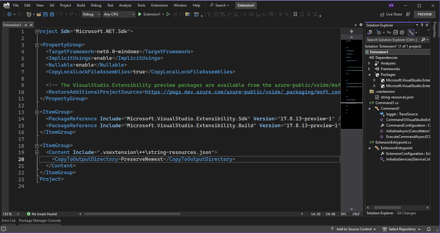 Getting - A project with an Output Type of Class Library cannot be started directly · Issue #265 ...