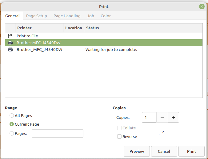 Showing extra printers that don't print · Issue #555 · linuxmint/xreader · GitHub