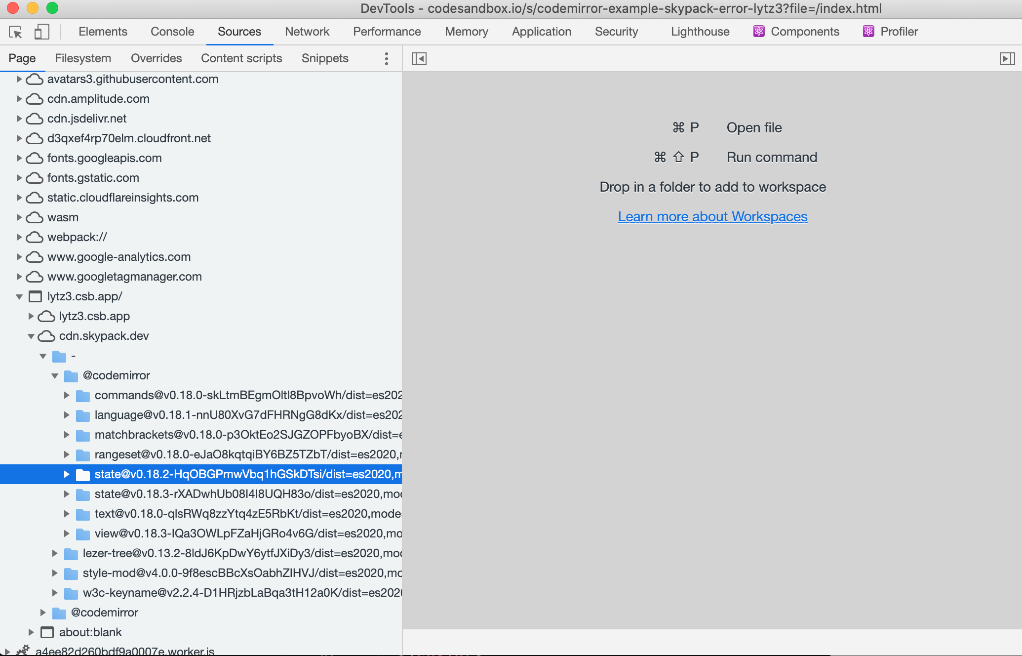 Codemirror 6 Broken Because It Loads Multiple Versions Of The Same Package · Issue 159