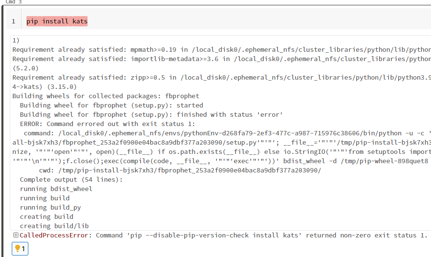pip install kats fail · Issue #308 · facebookresearch/Kats · GitHub