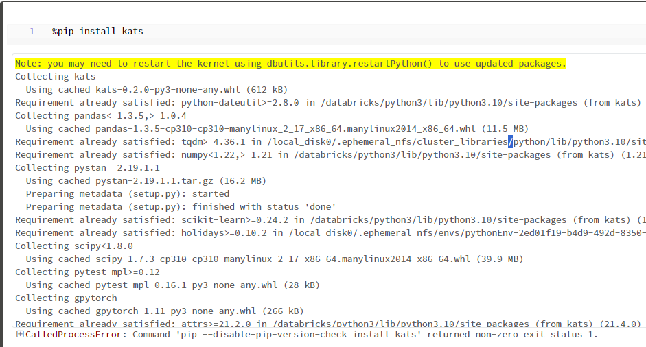 kats installation error · Issue #325 · facebookresearch/Kats · GitHub