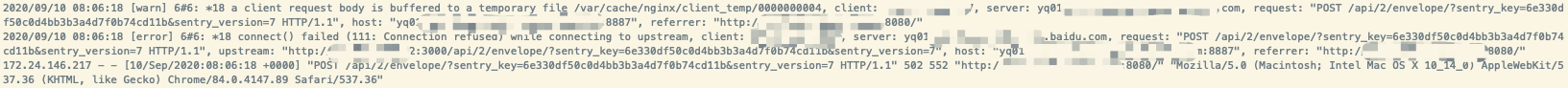 Self Hosted Sentry Report Error Occur Cors Error · Issue 666