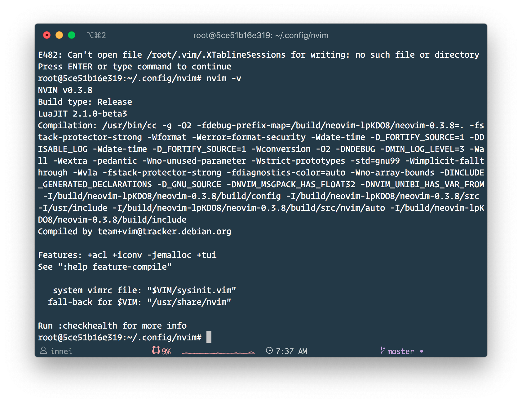 how to fix the error in tabline · Issue #11 · theniceboy/nvim · GitHub