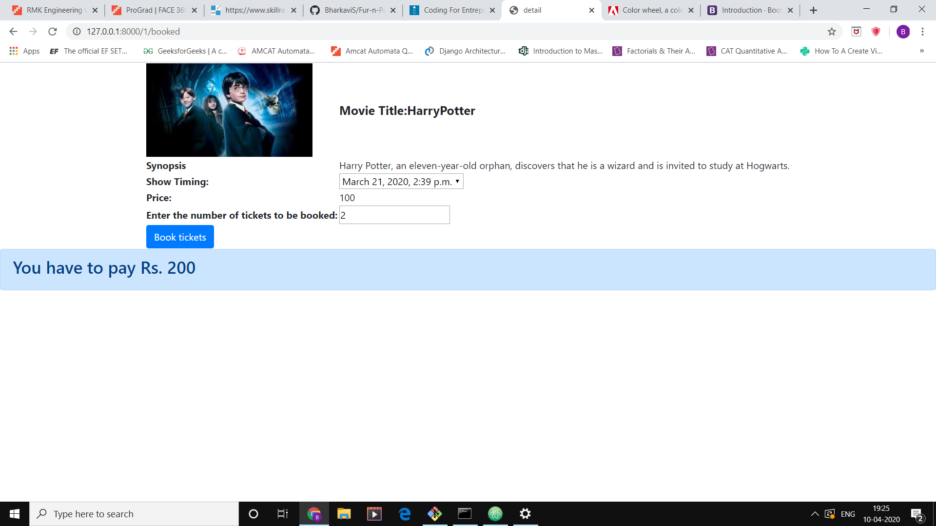 GitHub - bsachithanandam/Django_MovieApp