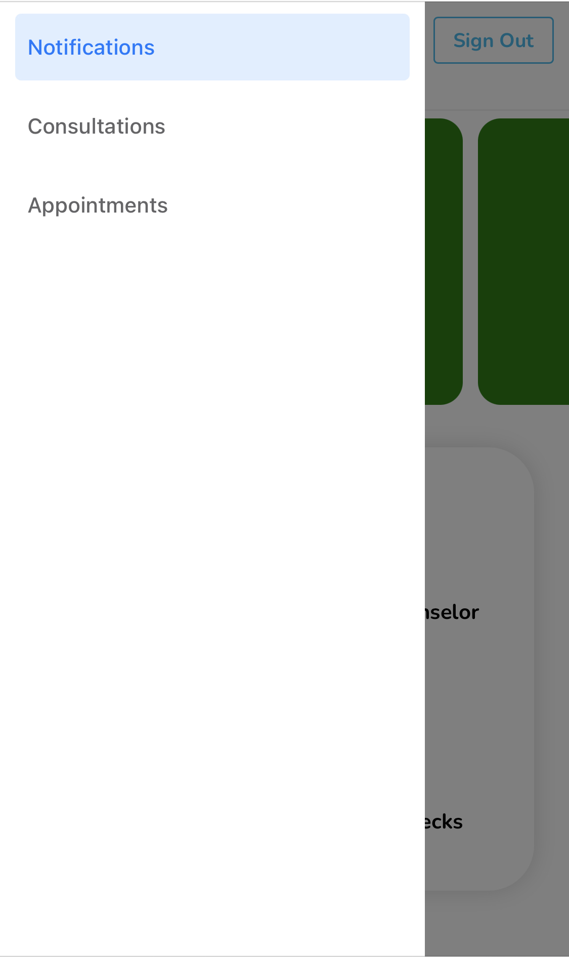 Drawer navigator doesn’t appear on iphone 6 safari browser. · Issue #9290 · react-navigation ...