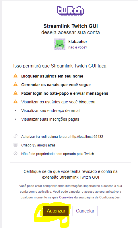 ERROR 401 when doing "streamlink --loglevel debug --twitch-oauth-authenticate" · Issue #2339 ...