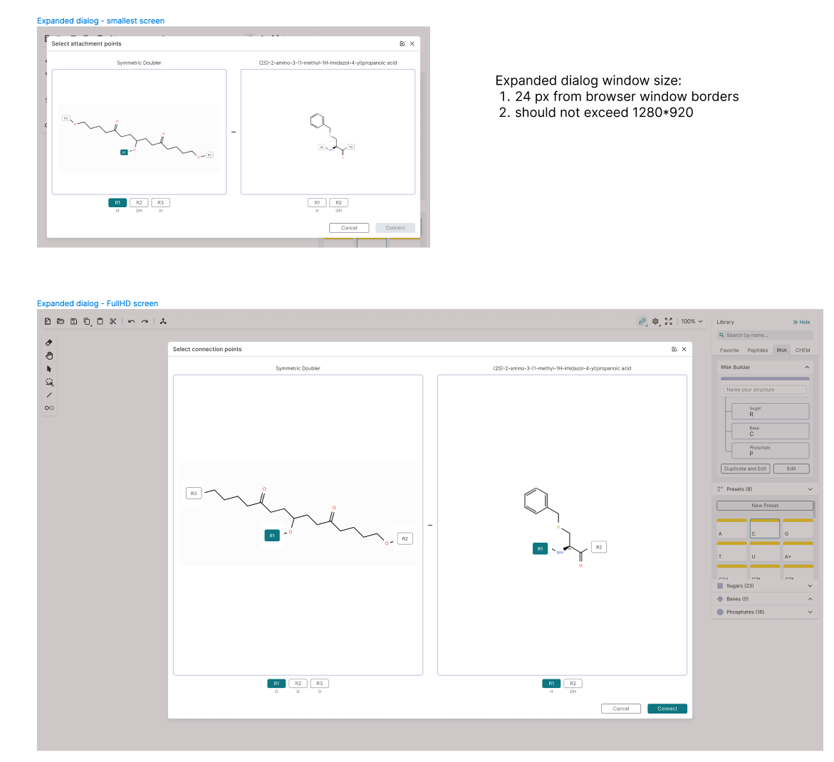 Macro: Add possibility to expand "Select Attachment Points" Modal · Issue #3580 · epam/ketcher ...