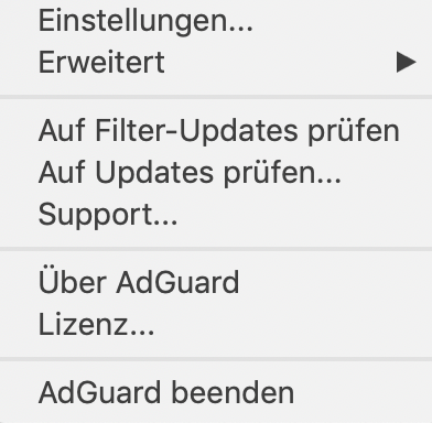 Feature Request: Right-click on Adguard menu icon should open settings ...