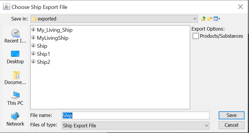 Bug: When exporting a Ship, the cargo is ignored · Issue #752 ...
