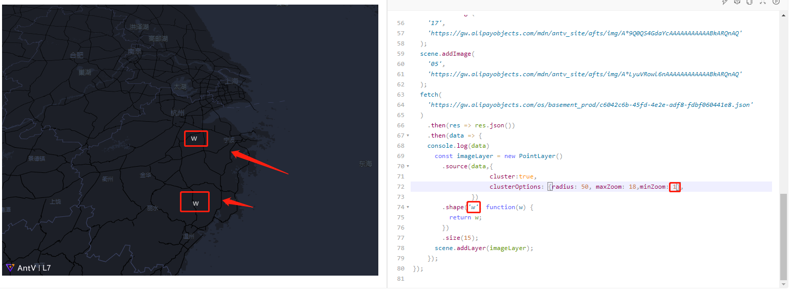 符号地图的聚合使用 · Issue #407 · antvis/L7 · GitHub