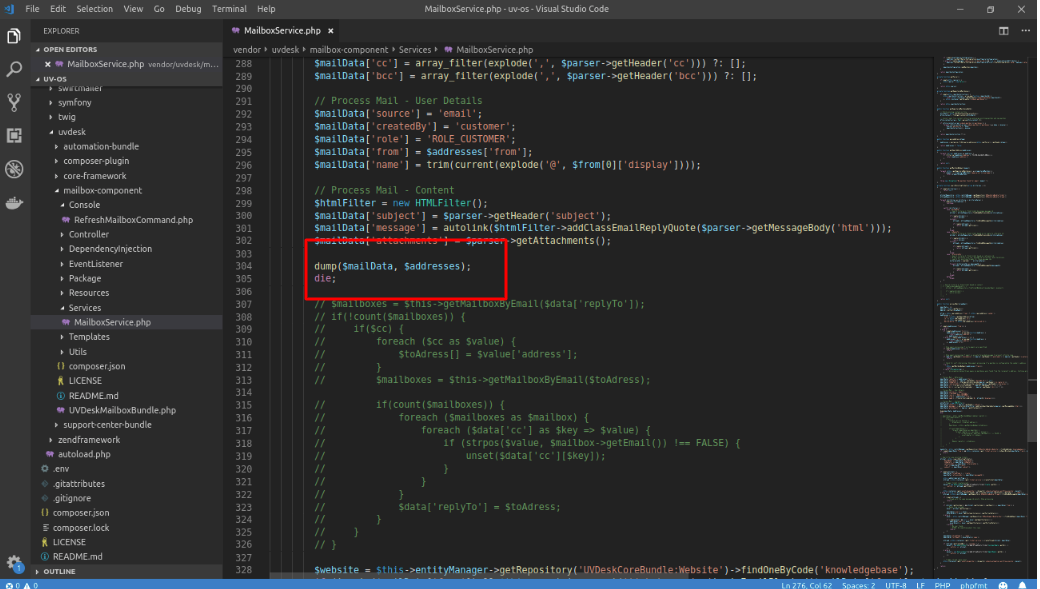 Swift mailer and Email settings configuration for outlook not working · Issue #163 · uvdesk ...
