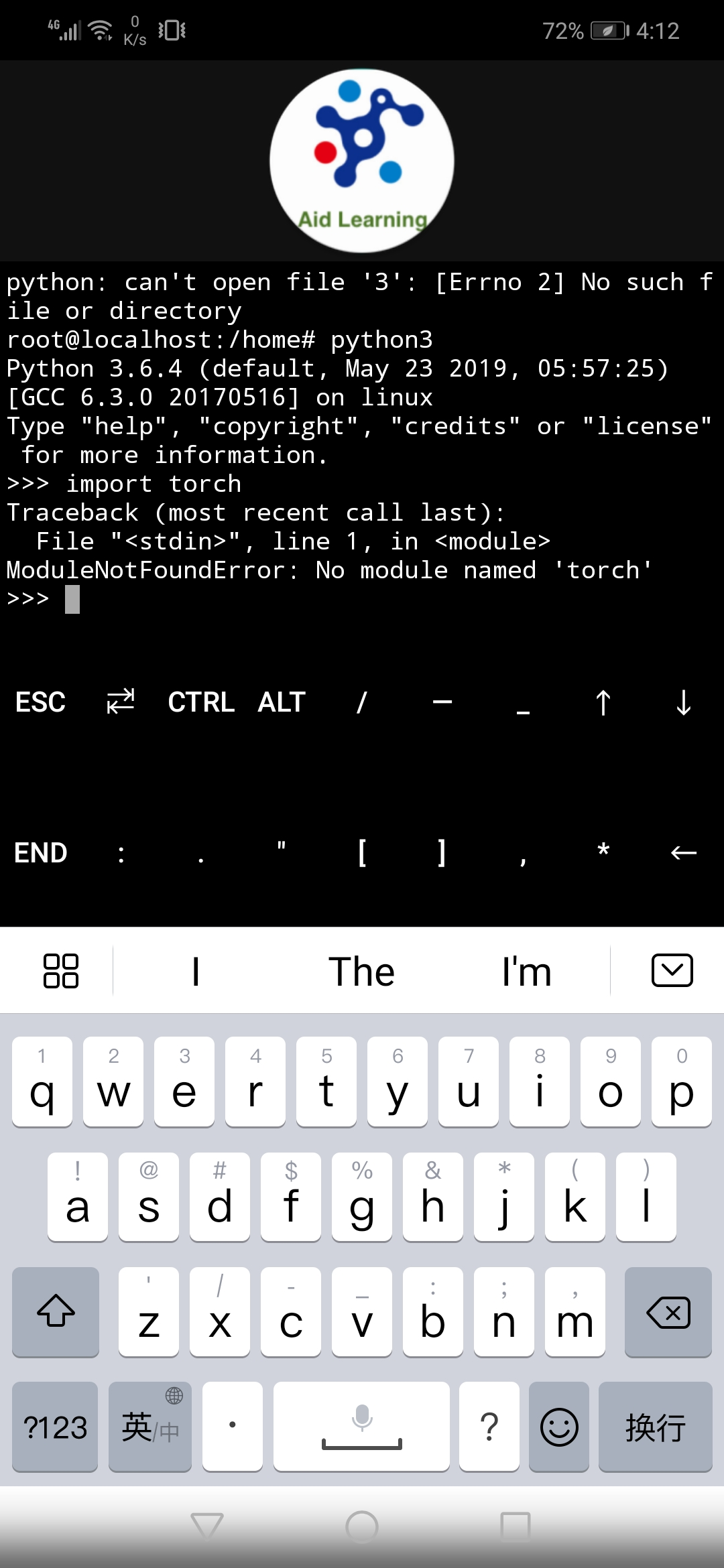 Any trouble in use Aid Learning FrameWork can report here! · Issue #1 · aidlearning/AidLearning ...