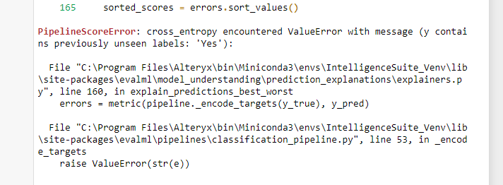 Unexpected argument y in explain predictions · Issue #3514 · alteryx/evalml · GitHub